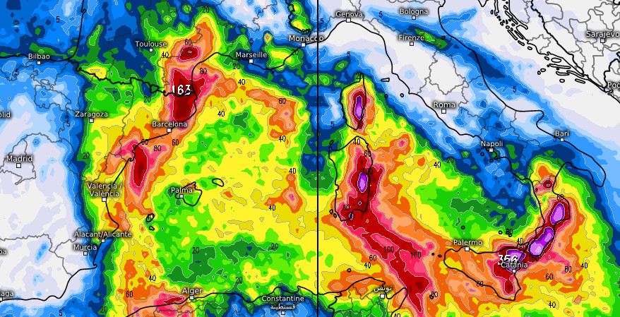 Delen Middellandse Zeegebied krijgen code rood voor Storm Harry - Weer.nl